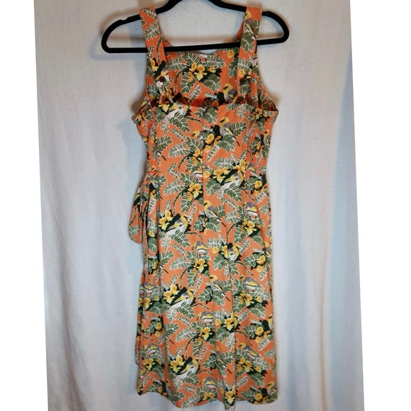 Patagonia | Dresses | Patagonia Womens Size Pataloha Tropical Dress Peach Sherbet Orange Aloha ...